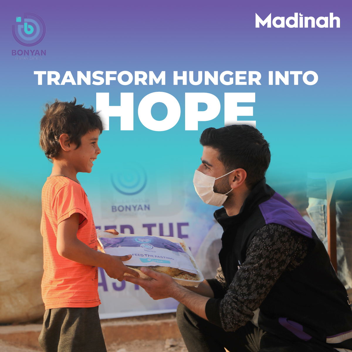 Help Us Provide Life-Saving Meals to Refugees in Crisis | English – Bonyan – Madinah